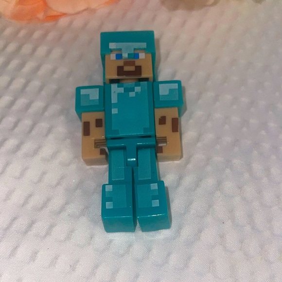Jazwares | Toys | Minecraft Diamond Steve Figure Articulated Armor ...